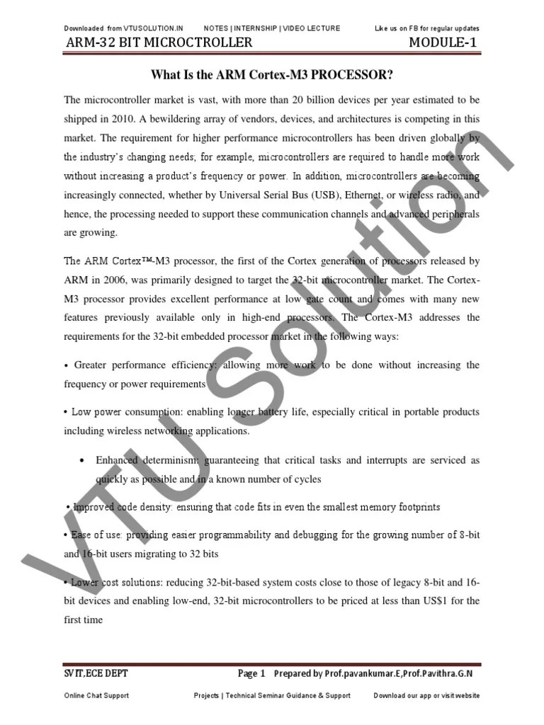Arm Microcontroller Embedded Systems Pdf Pdf Arm Architecture