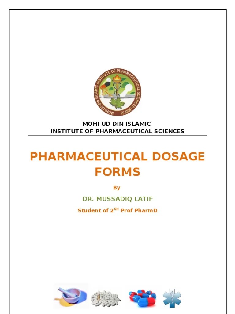 Pharmaceutical Dosage Forms Pdfs Pdf Topical Medication