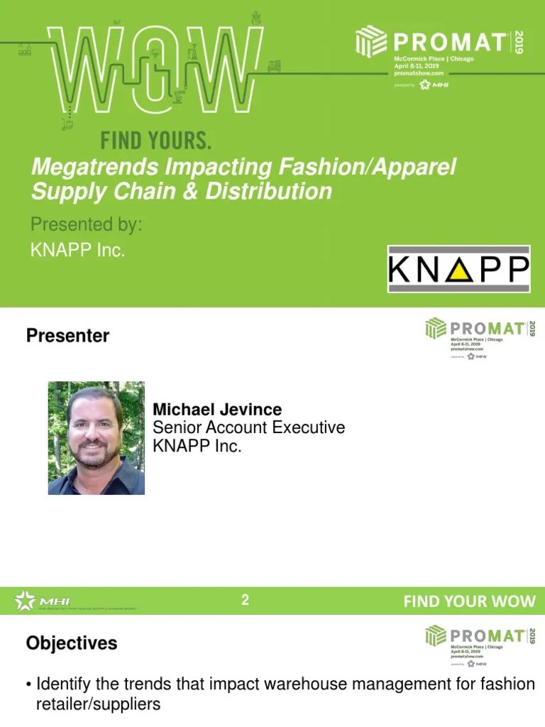 Megatrends Impacting Fashion - Apparel Supply Chain & Distribution ...