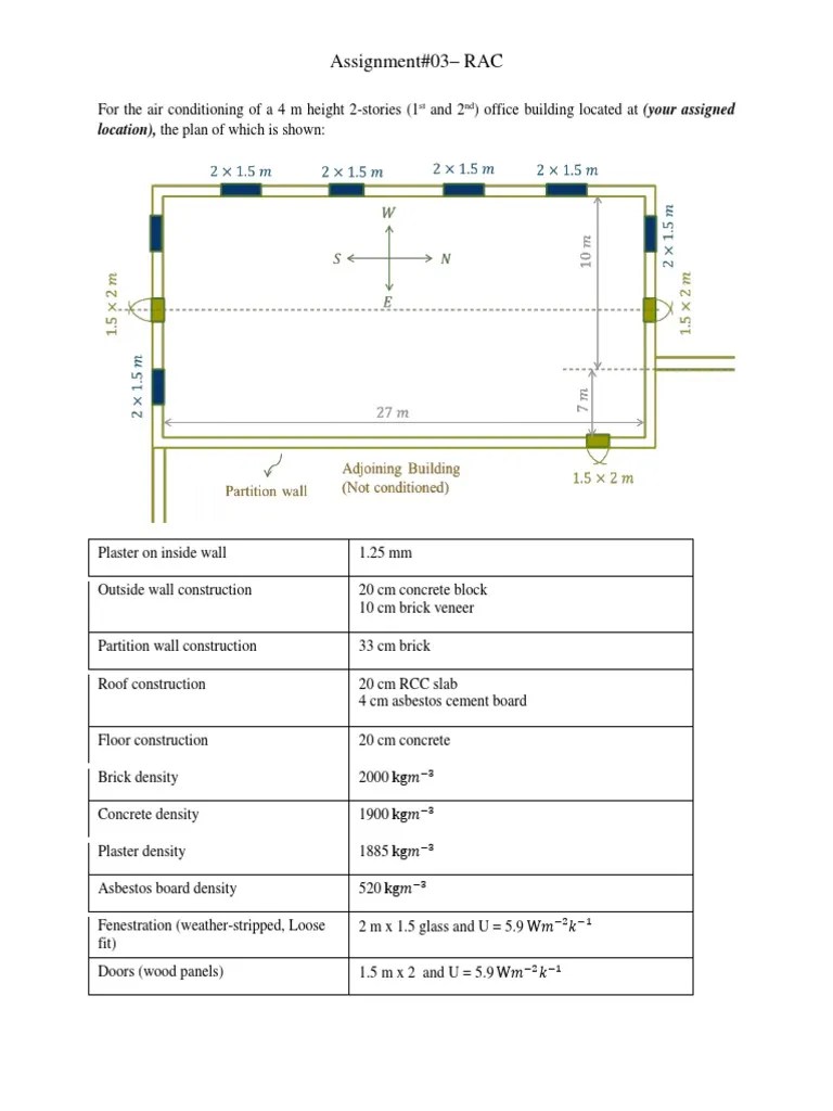 Assignment 03 Using Hap Pdf Wall Building Engineering