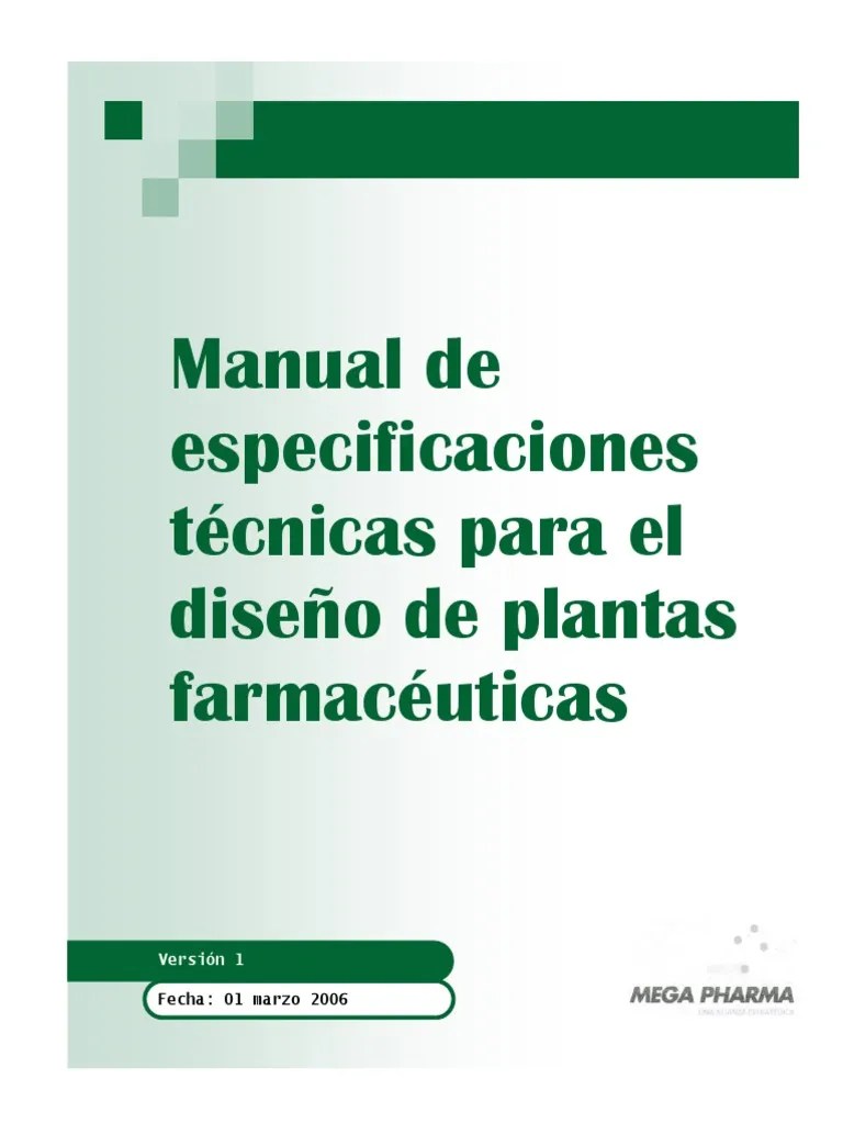 Manual De Diseño De Plantas Farmacéuticas Pdf