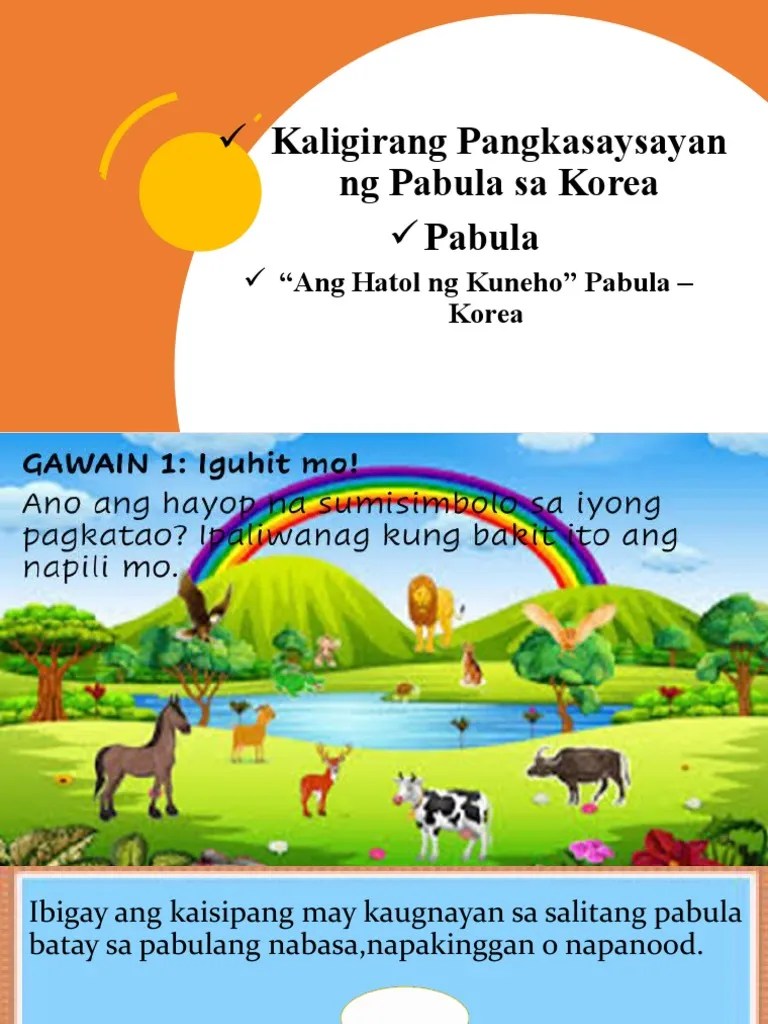 Kaligirang-Pangkasaysayan-ng-Pabula-sa-Korea 1 | PDF