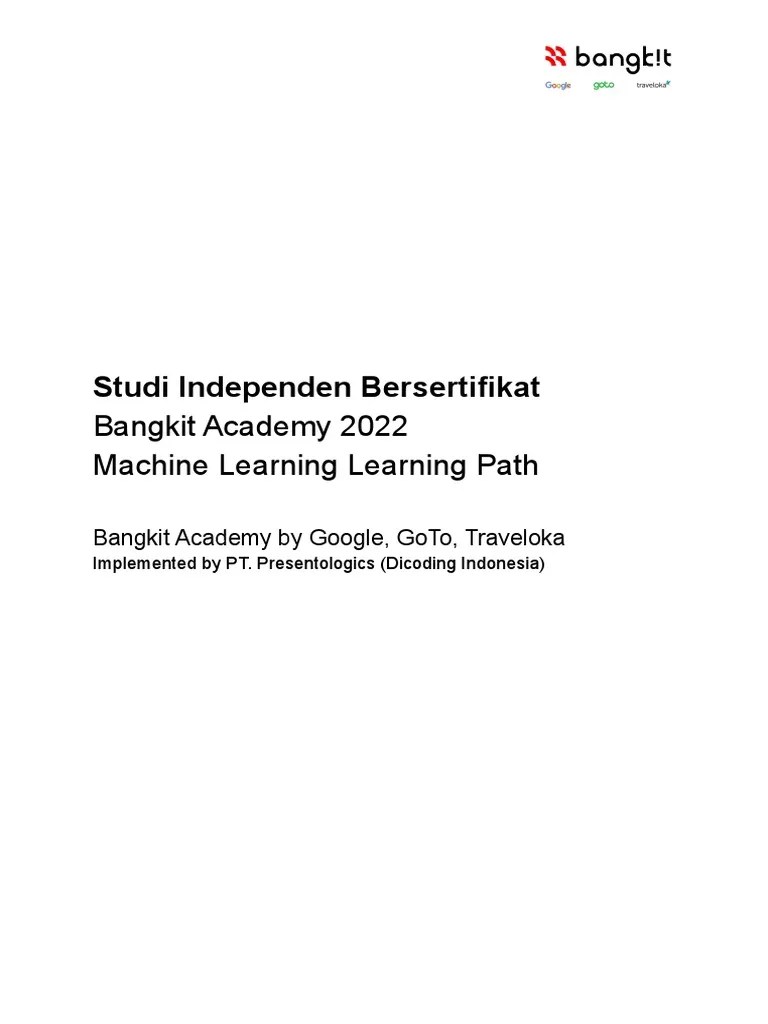 Bangkit 2022 Sib Doc Machine Learning Lp Pdf