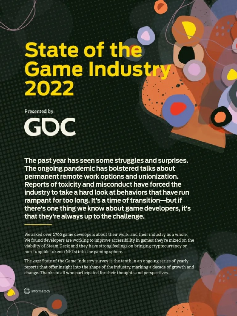 State Of The Game Industry 2022 | PDF | Virtual Reality | Htc Vive