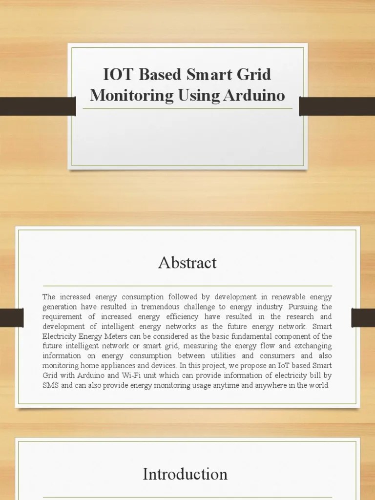 Iot Energy Monitoring With Arduino Pdf Internet Of Things