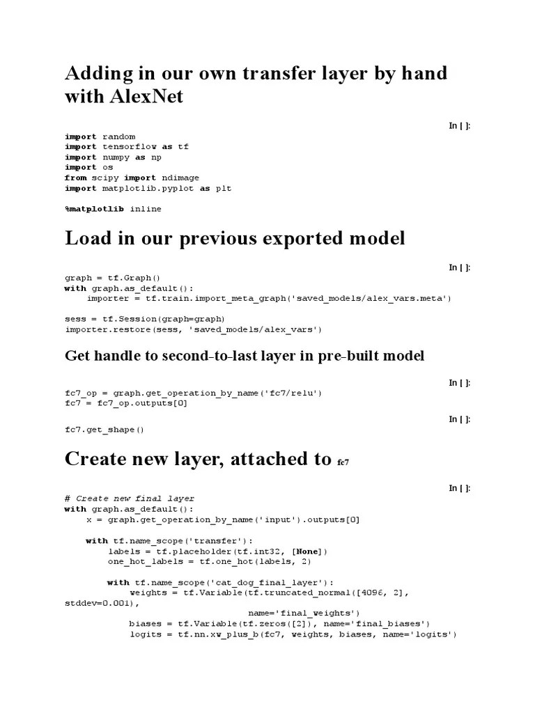 Alexnet Transfer Learning Ipynb Pdf Applied Mathematics