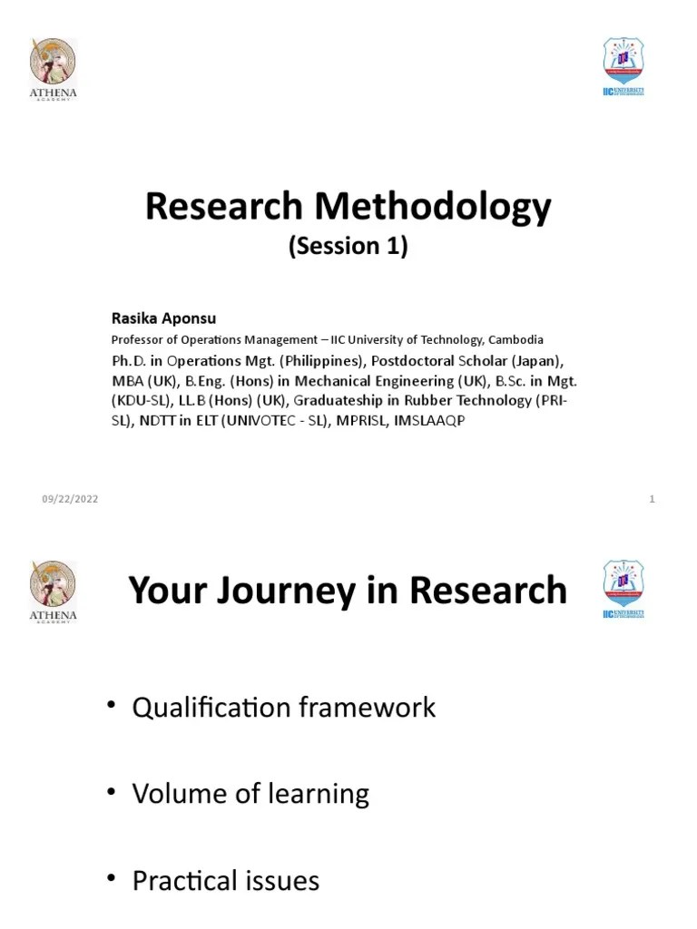 Research Methodology Overview Guide Pdf Scientific Method Experience