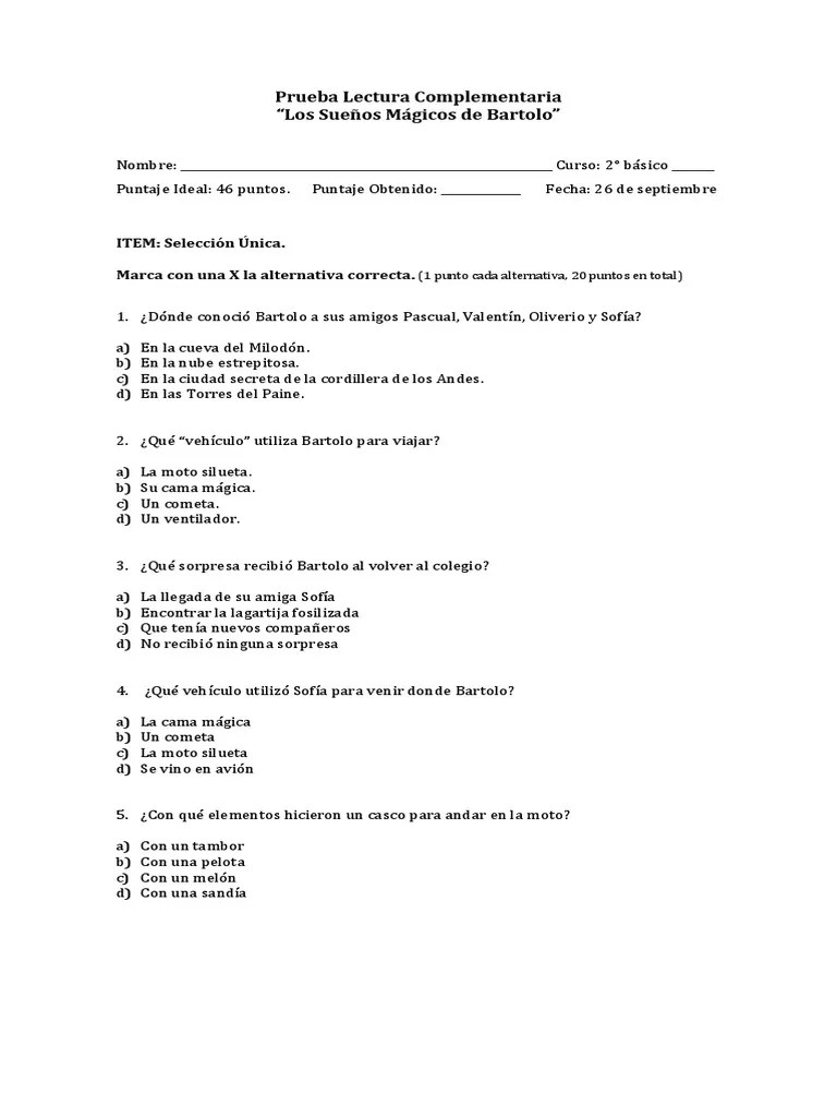 Los Sueños Magicos De Bartolo Pdf