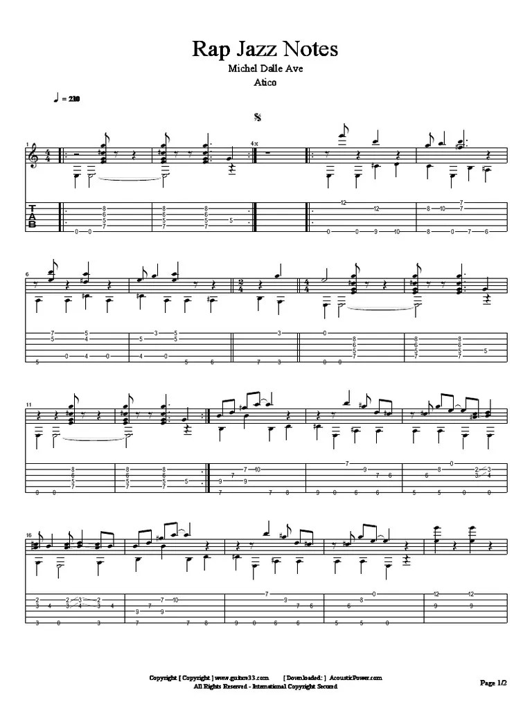 08 Rap Jazz Notes Atico Mda Pdf Freedom Of Expression Law