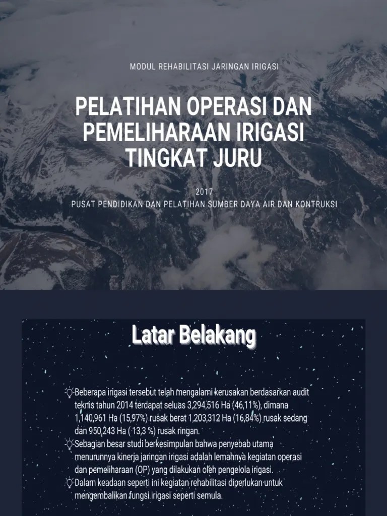 Modul Rehabilitasi Jaringan Irigasi | PDF
