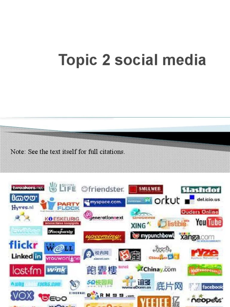 Lecture 2 Social Media | PDF | Social Media | Popular Culture & Media ...