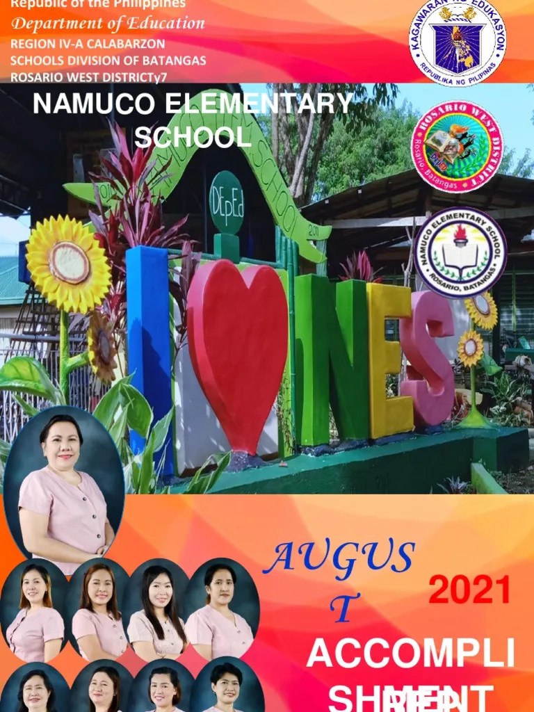 August 2021 Accomplishments Report Pdf