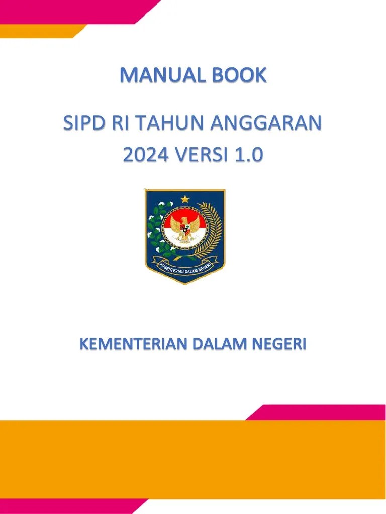 Manual Book Sipd Ri Ta-2024 V1.0 | PDF