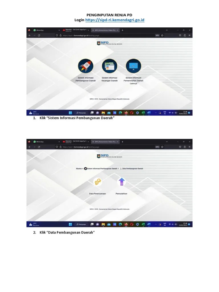 Penginputan Renja 2024 - Sipd-Ri | PDF