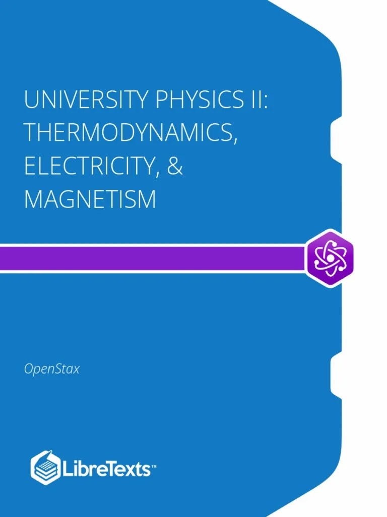 University Physics Ii Thermodynamics Electricity Magnetism Pdf