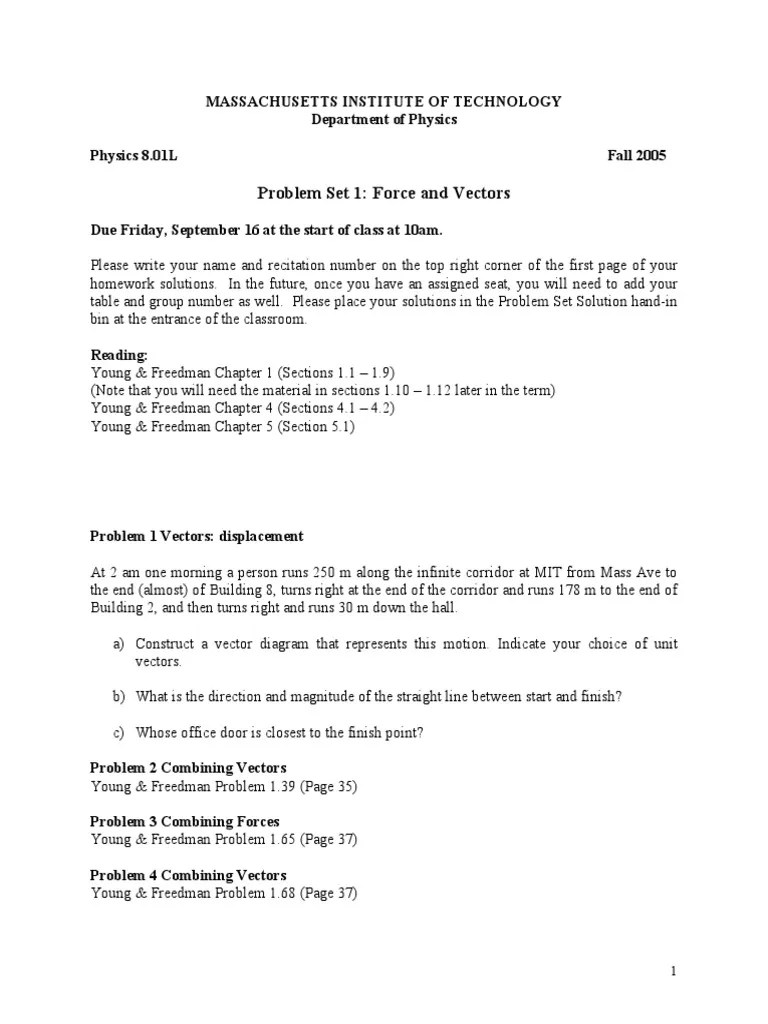 Mecanica Clasica Tema 1 | PDF | Force | Physics