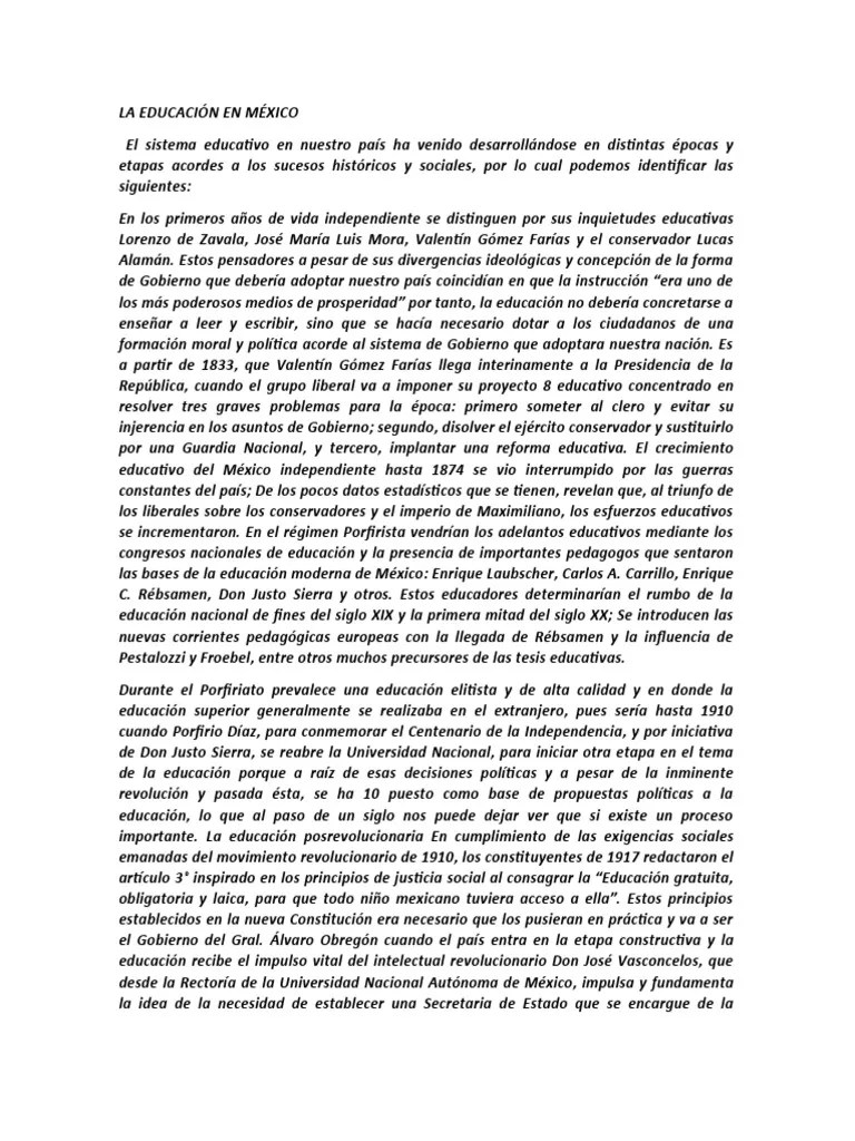 La Educación En México | PDF | Enrique Peña Nieto | México