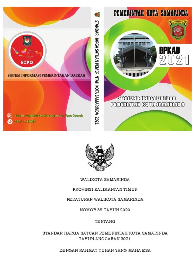 Buku Standar Sipd 2021 | PDF