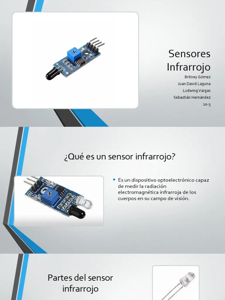 Tipos Y Funcionamiento De Sensores Infrarrojos Pdf Tecnología