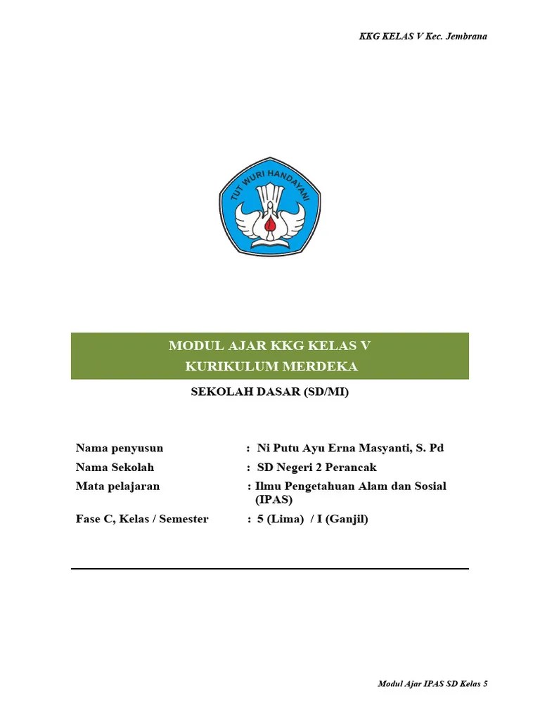 Modul Ajar IPAS Kelas 5 - Peredaran Darah Manusia | PDF