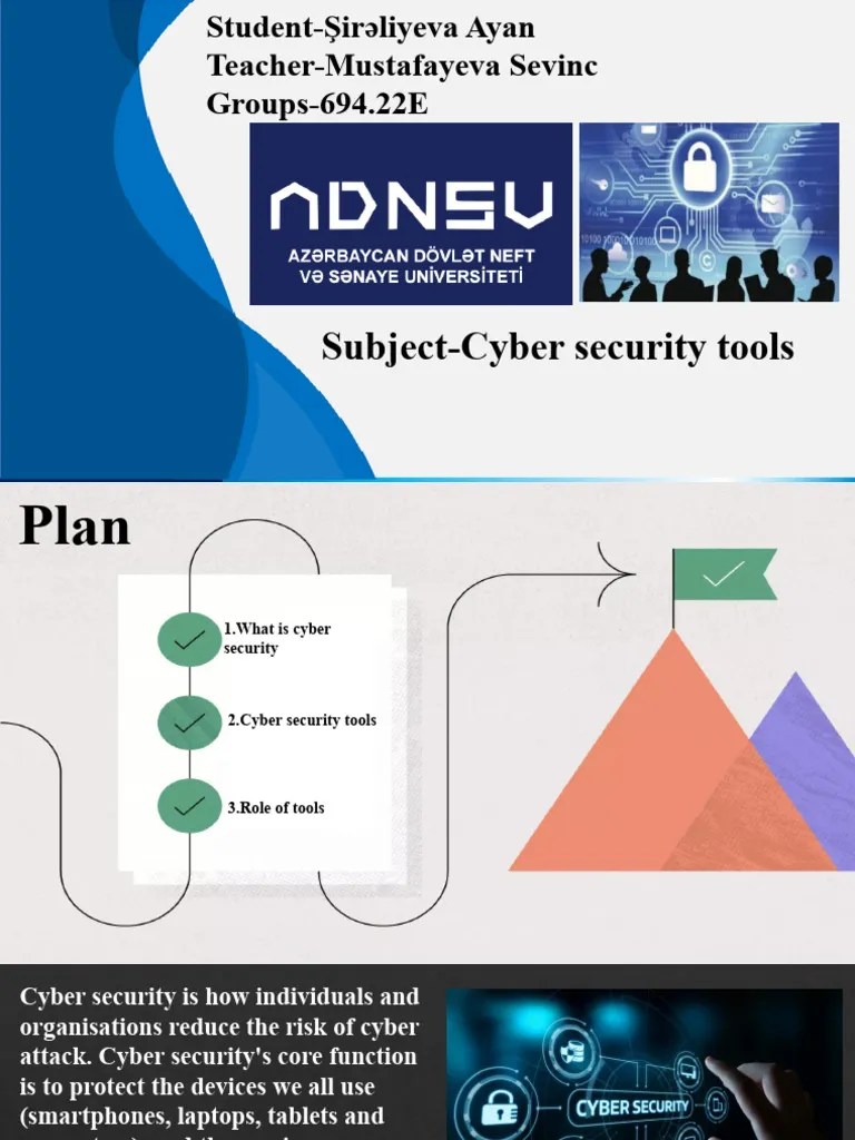Cyber Security Tools Pdf Security Computer Security