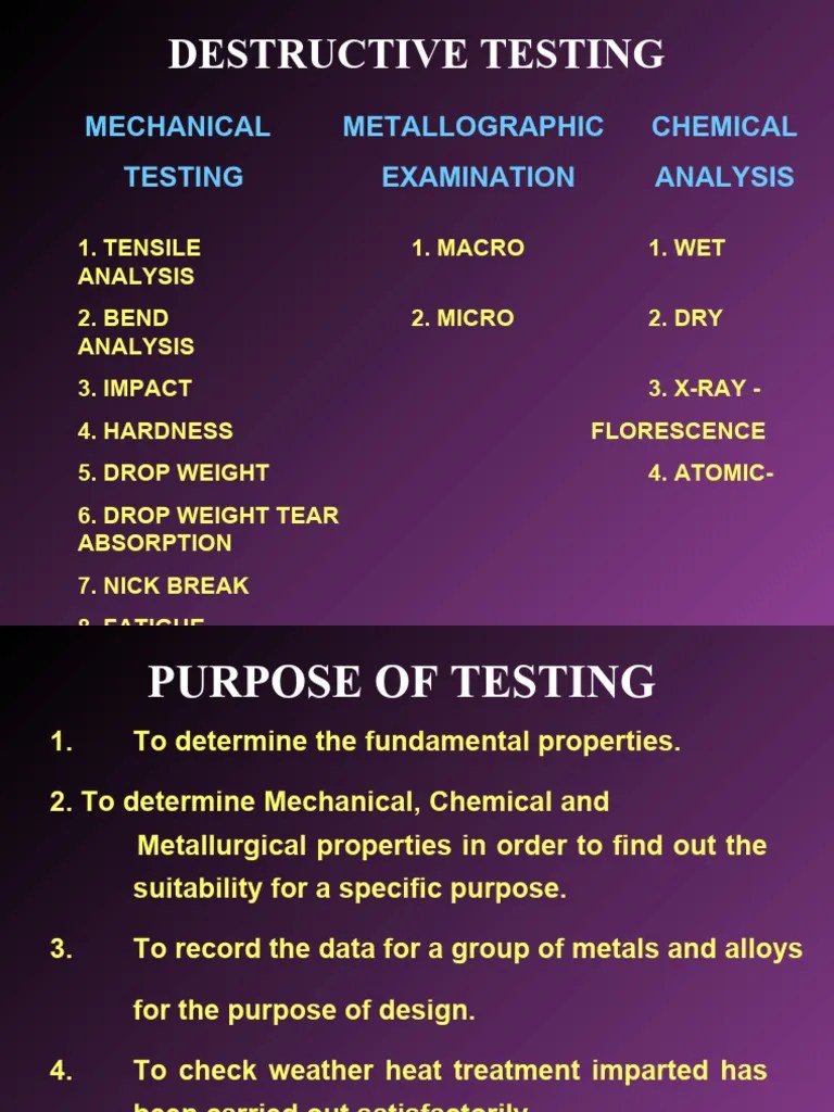 Destructive Testing Pdf Welding Construction