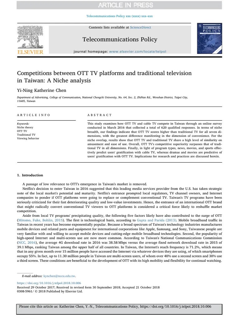 Chen 2019 Pdf Streaming Media Internet