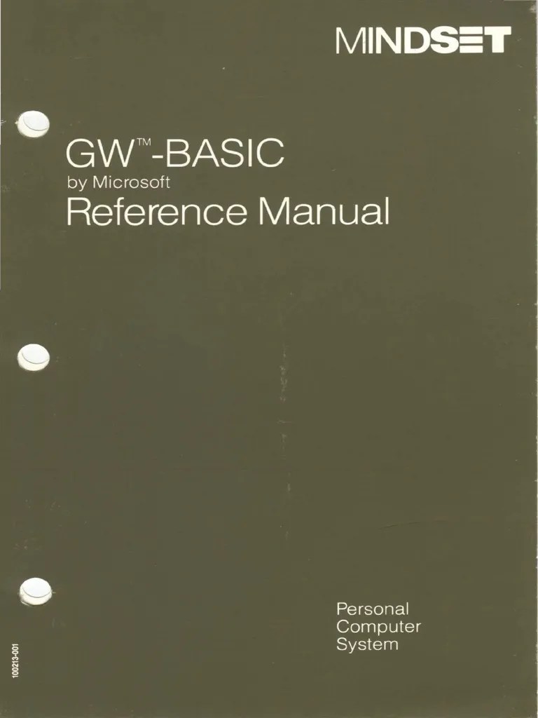Gw Basic Reference Manual Pdf Data Type Arithmetic