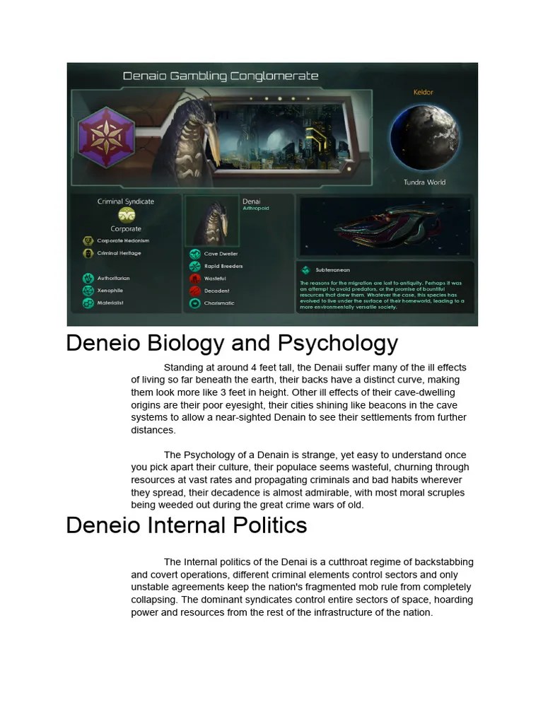 Denaii Document WIP | PDF