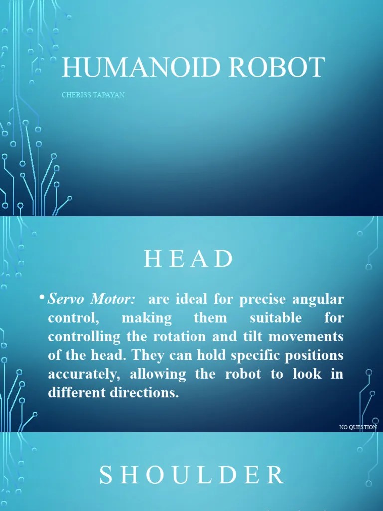 Humanoid Robot Pdf