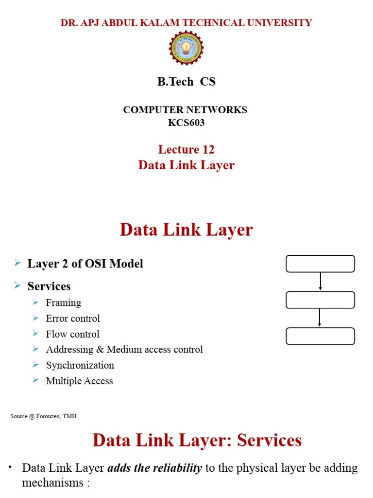Data Link Layer Overview And Protocols Pdf Channel Access Method
