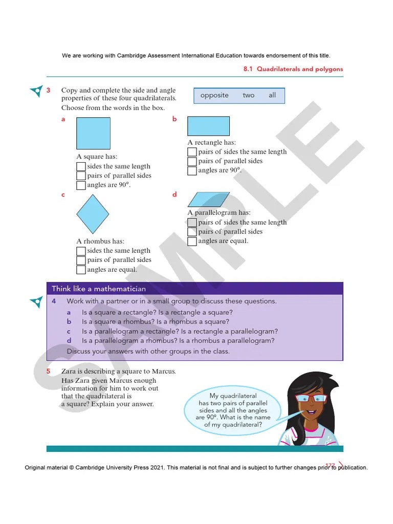 Shape 4 Maths Pdf Rectangle Euclidean Geometry