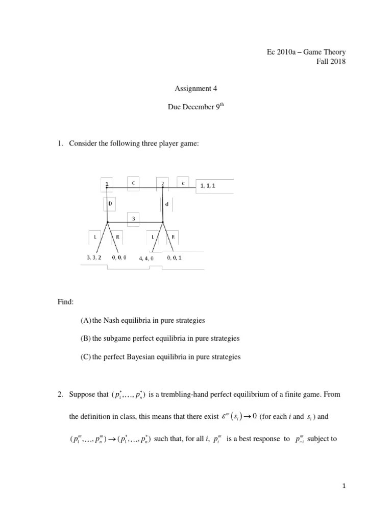 Econ 2010a Assignment 4 Pdf Teaching Methods Materials
