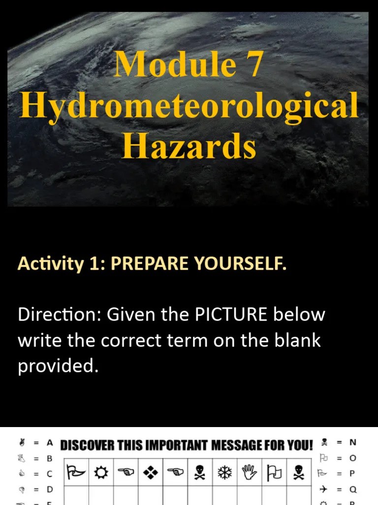Module 7 Hydrometeorological Hazards Pdf Tropical Cyclones