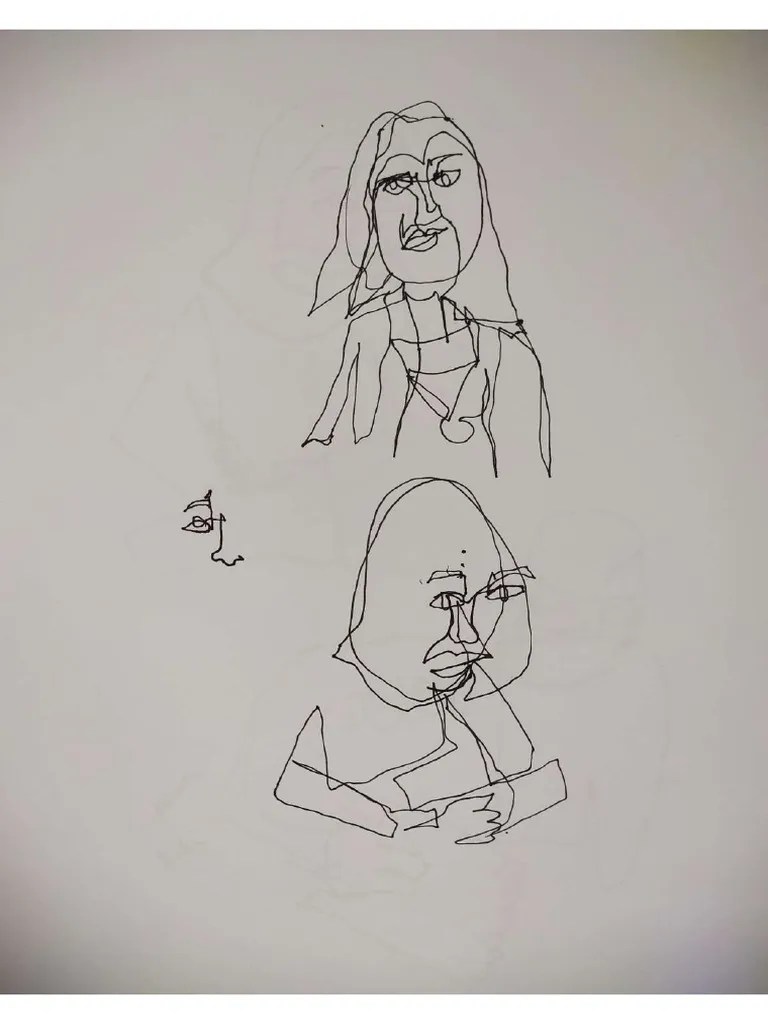 Blind Contour Drawing 3 Pdf