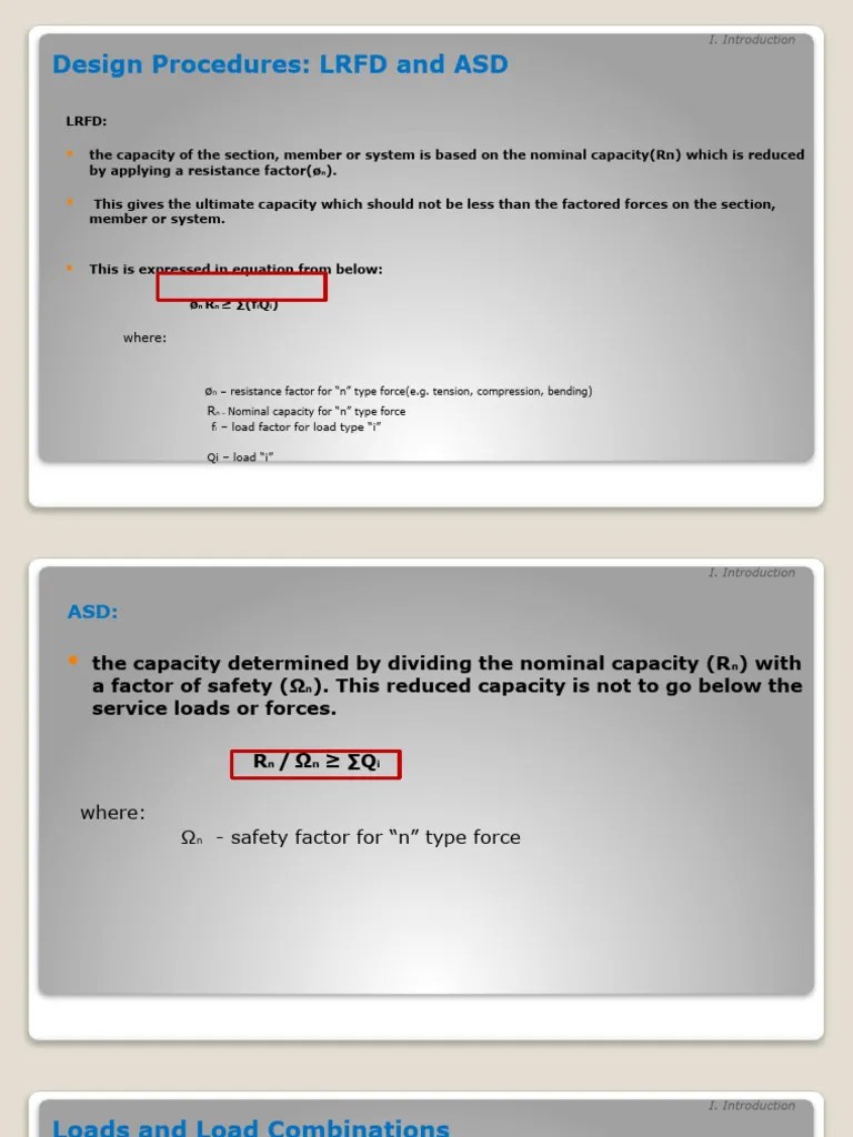 2 Design Procedures Lrfd And Asd Pdf Beam Structure Structural Load