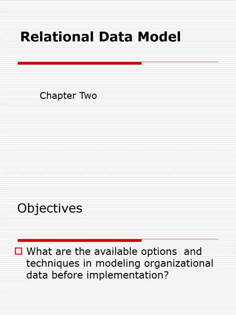 Chapter 2 Pdf Relational Database Relational Model