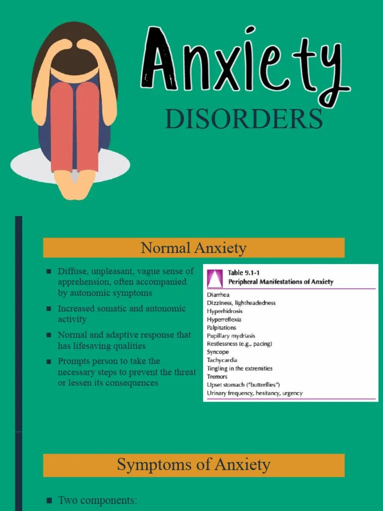 Anxiety Disorders | PDF | Anxiety | Phobia