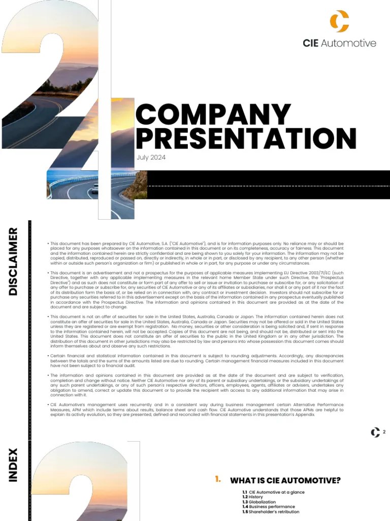 Company Presentation Pdf