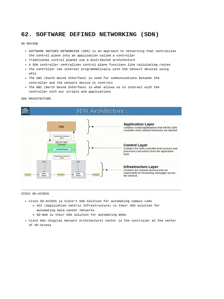 62 Software Defined Networking Pdf