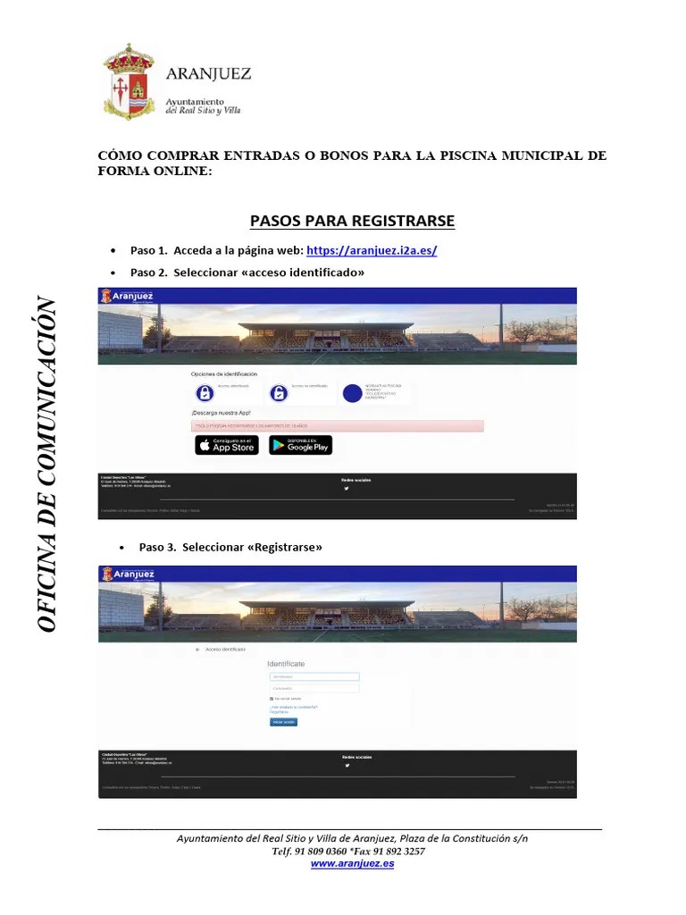2024.06.21 Piscina Municipal Pasos Parar Comprar Bonosentradas | PDF