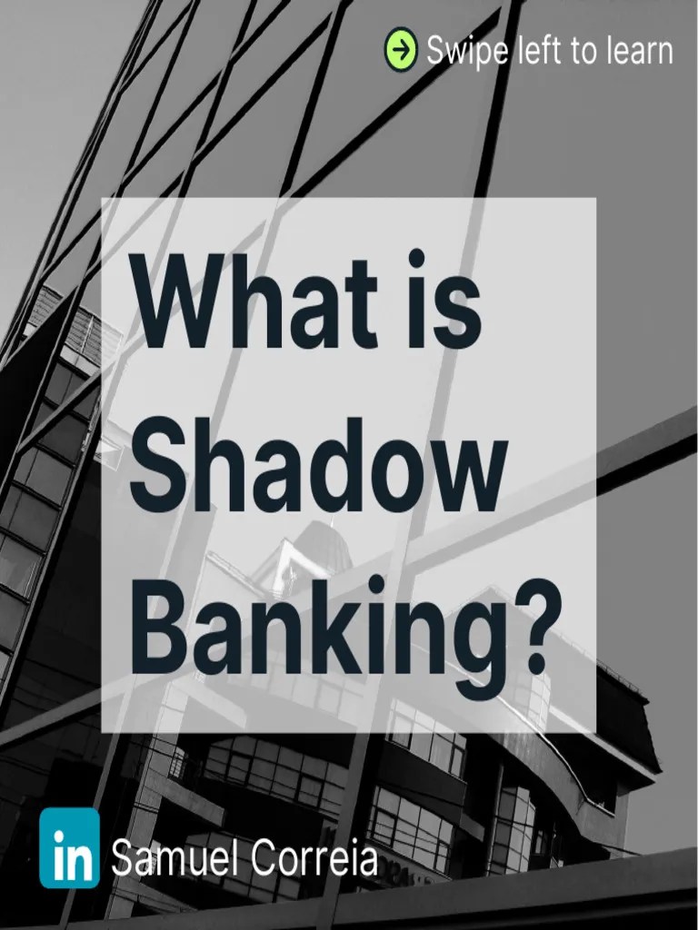 Understanding Shadow Banking Risks Pdf Shadow Banking System Banks