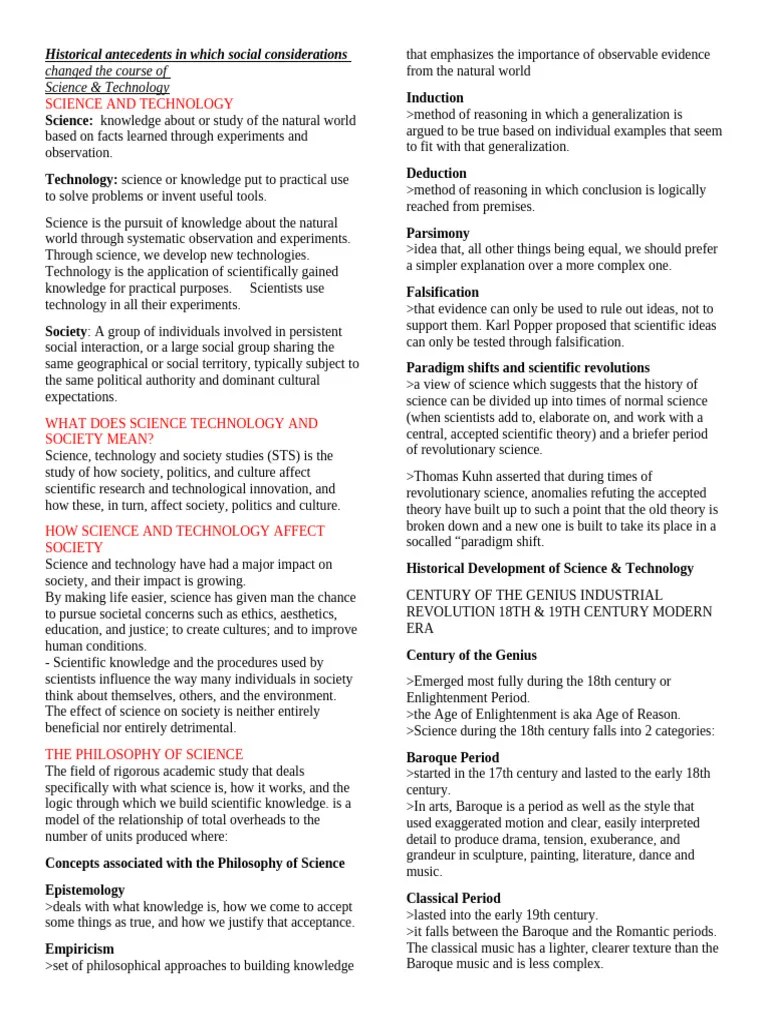 Sts Modules Pdf
