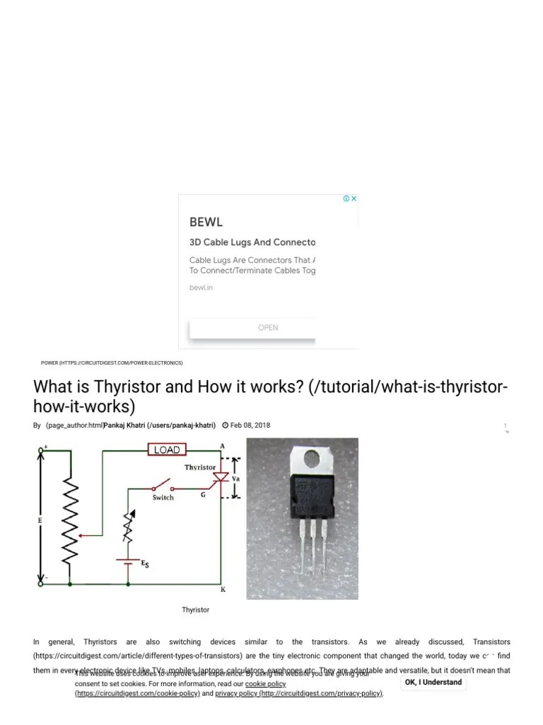 Thyristor Pdf