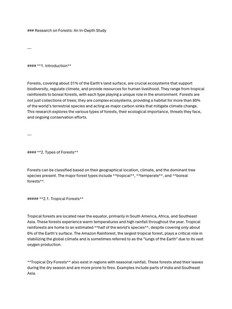 Forest Research | PDF