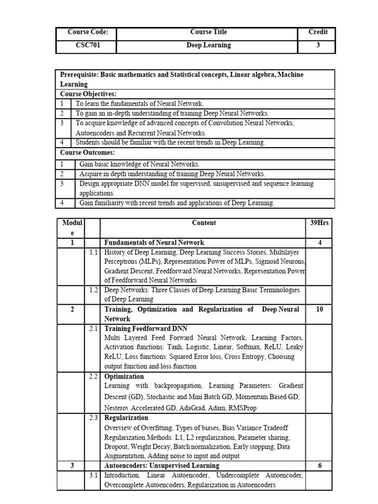 Deep Learning Theory Pdf
