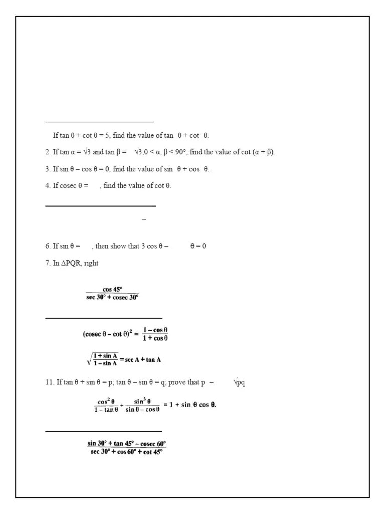10 Maths Pdf