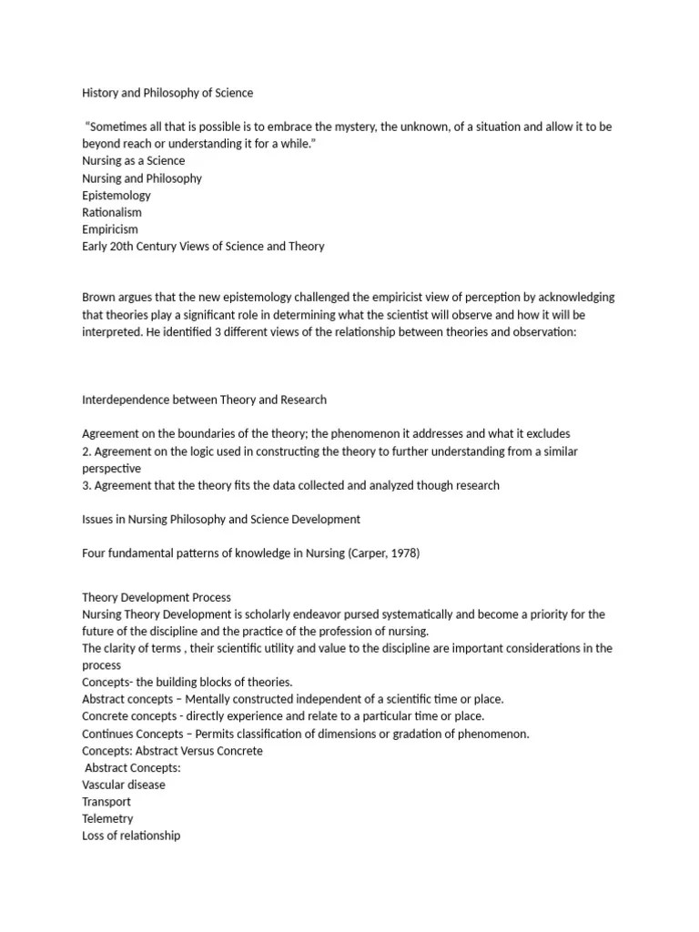 History And Philosophy Of Science Pdf
