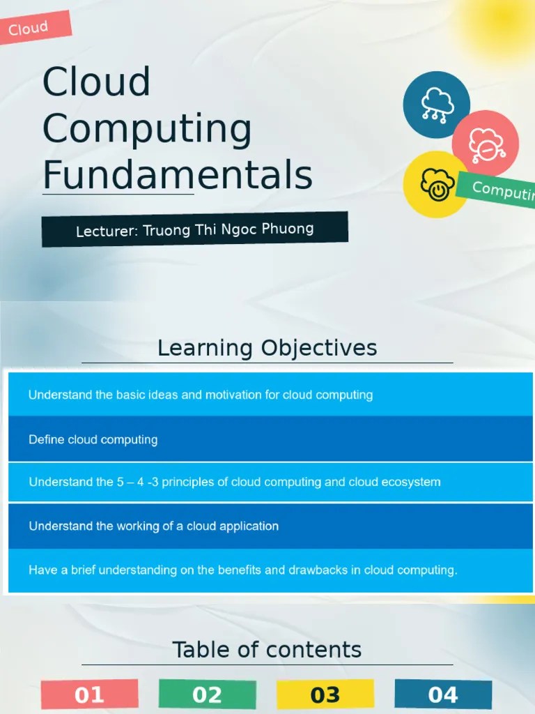 Cloud Computing Fundamentals Pdf