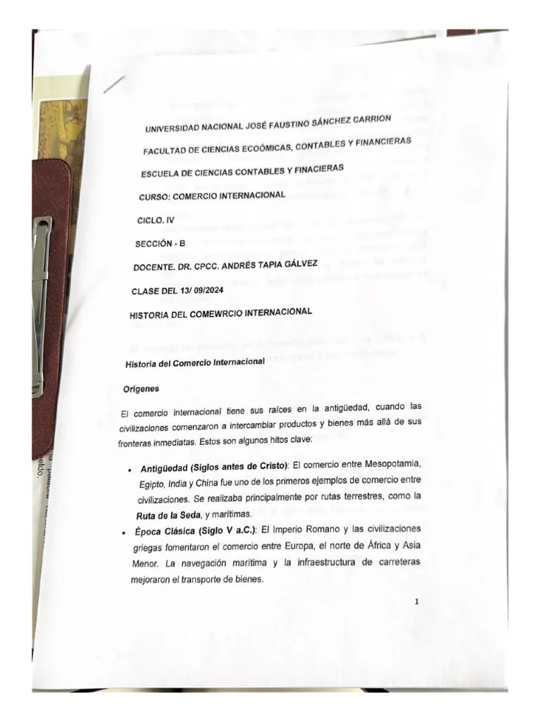 UNIVERSIDAD NACIONAL JOSÉ FAUSTINO SÁNCHEZ CARRION | PDF